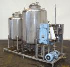 Used JCS Process & Control CIP System, stainless steel, consisting of
