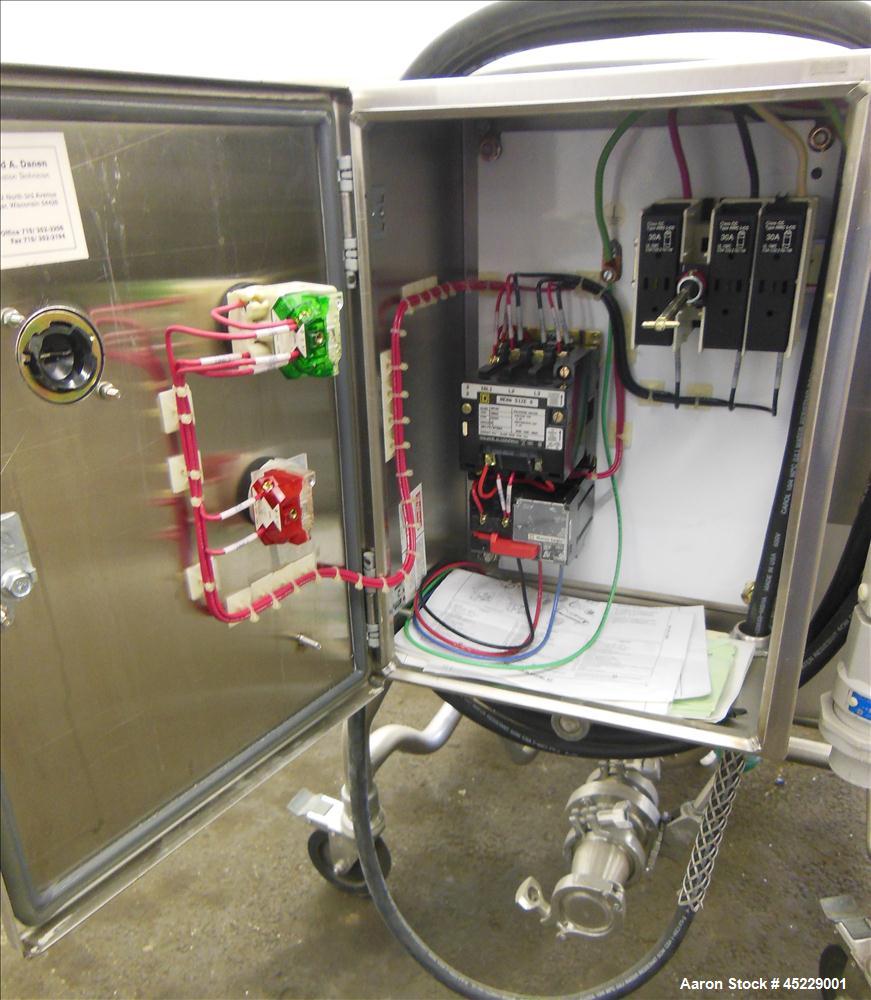 Used Safgard Clean Out Of Place COP Tank, 316 Stainless Steel. Approx