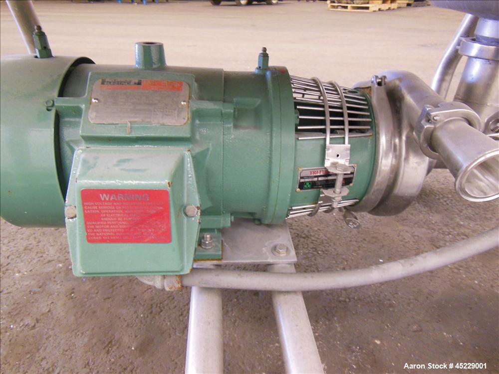 Used Safgard Clean Out Of Place COP Tank, 316 Stainless Steel. Approx