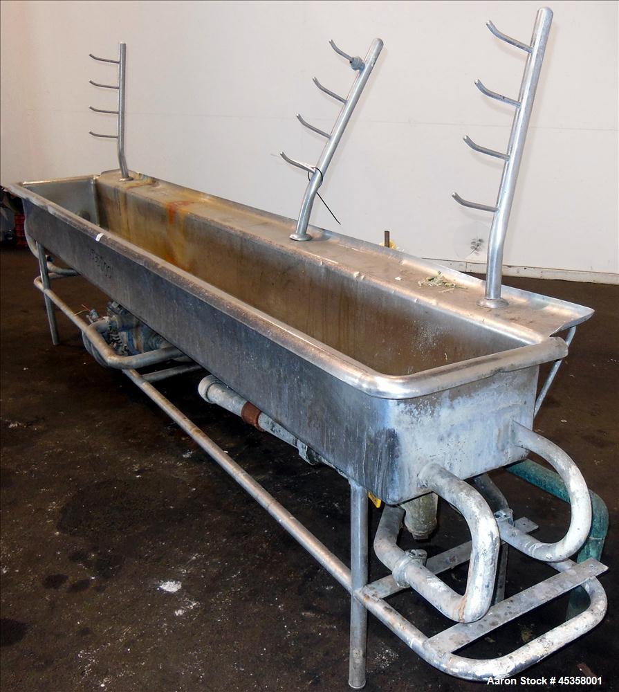 Used COP Clean Out Of Place Tank, Approximately 110 Gallons, 304 Stai