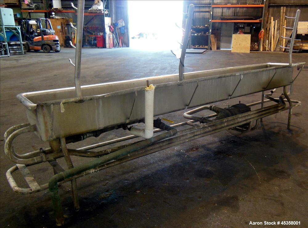 Used COP Clean Out Of Place Tank, Approximately 110 Gallons, 304 Stai