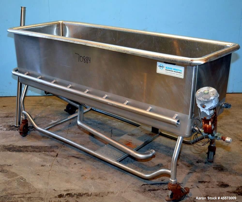 Used- DEC Sani-Matic Clean Out Of Place Washer, S