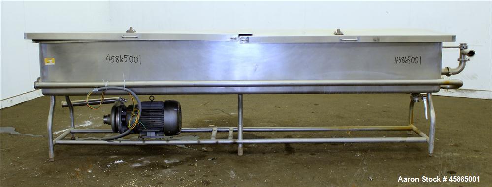 Used COP Clean Out of Place Tank, Approximately 188 Gallon, 304 Stain