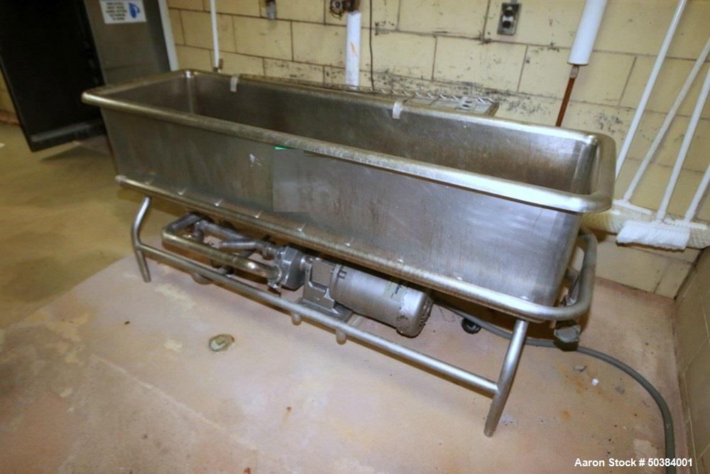 UsedStainless Steel COP Tank with Jet Spray, Includes Fristam 10 hp C