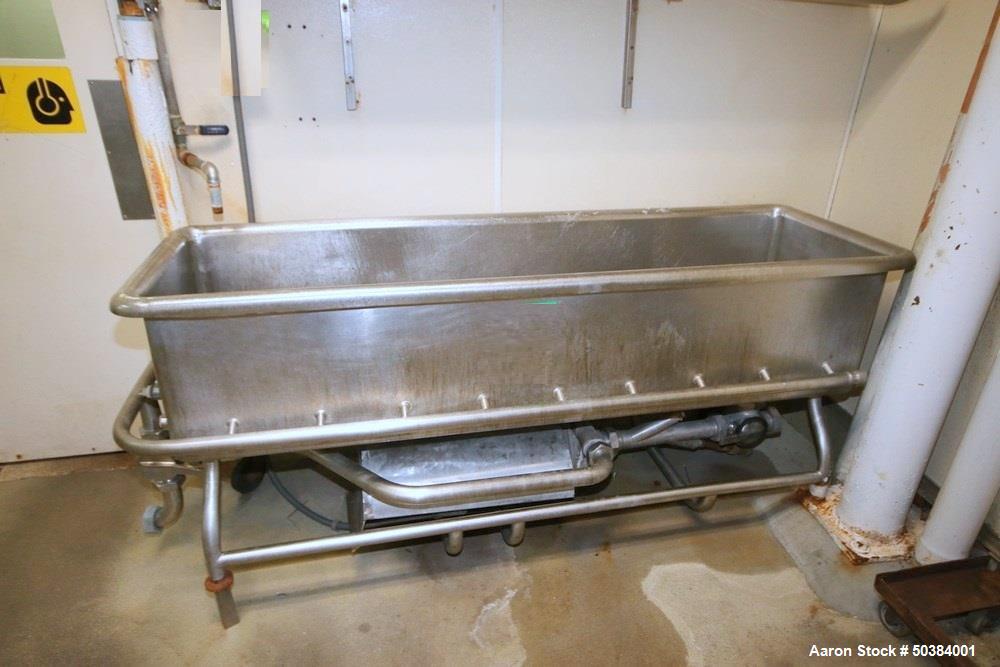 UsedStainless Steel COP Tank with Jet Spray, Includes Fristam 10 hp C