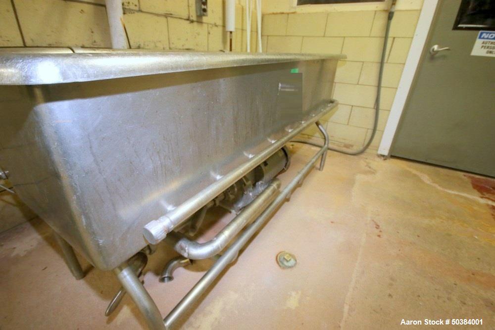 UsedStainless Steel COP Tank with Jet Spray, Includes Fristam 10 hp C