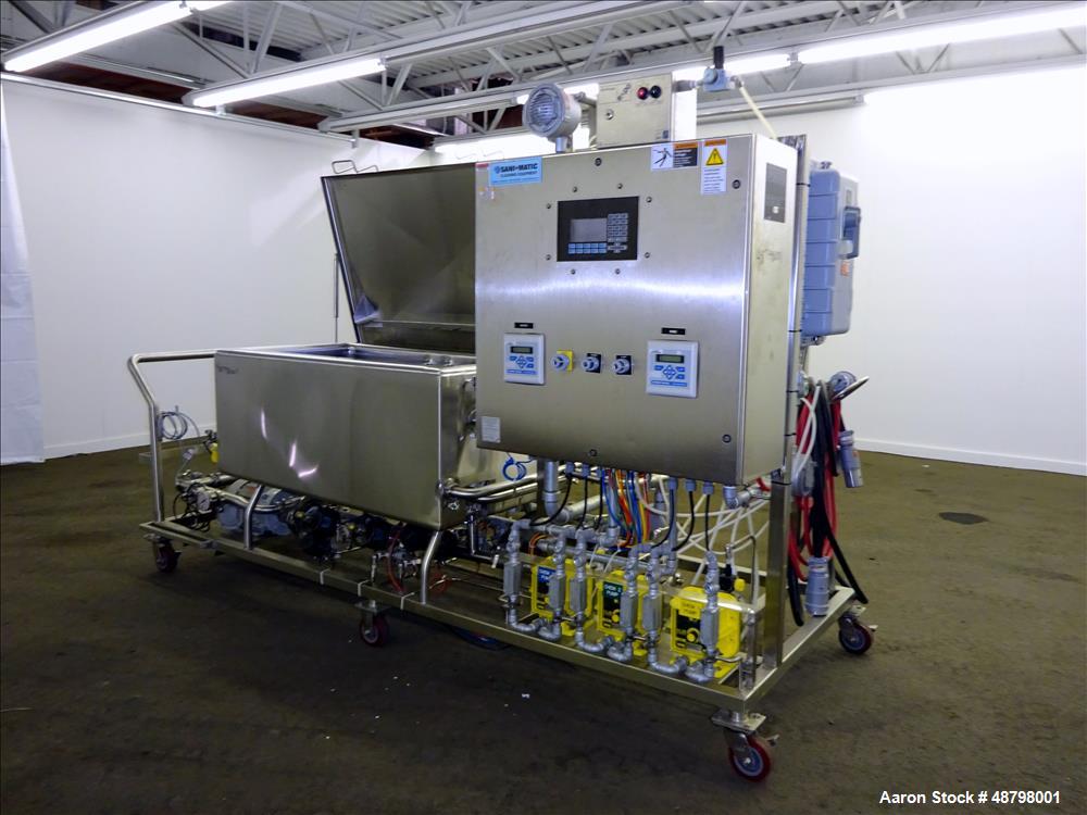 Used Sani-Matic Clean Out Of Place Washer, Approximate 110 Gallon (85