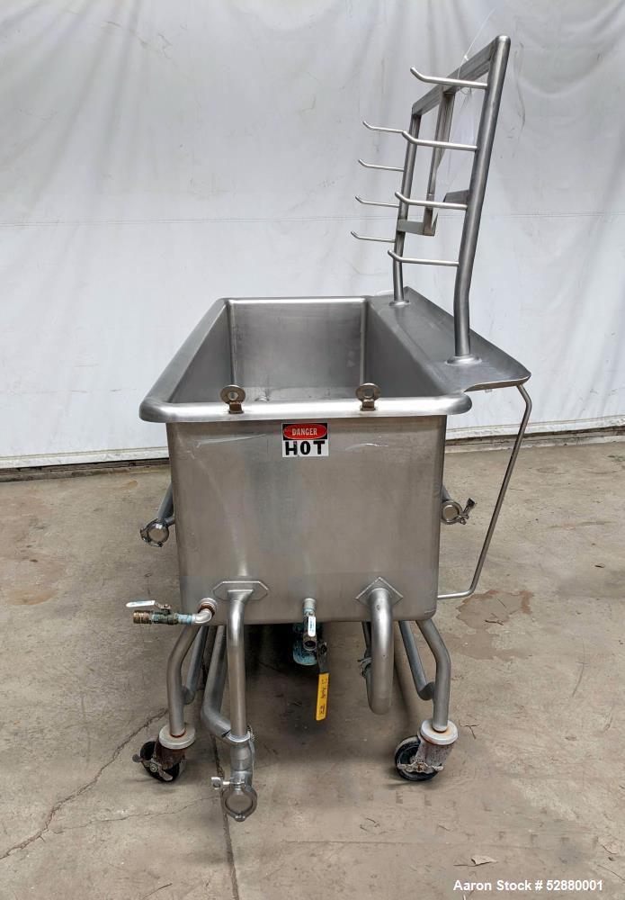 Used- Sani-Matic COP Tank, Stainless Steel. Appro