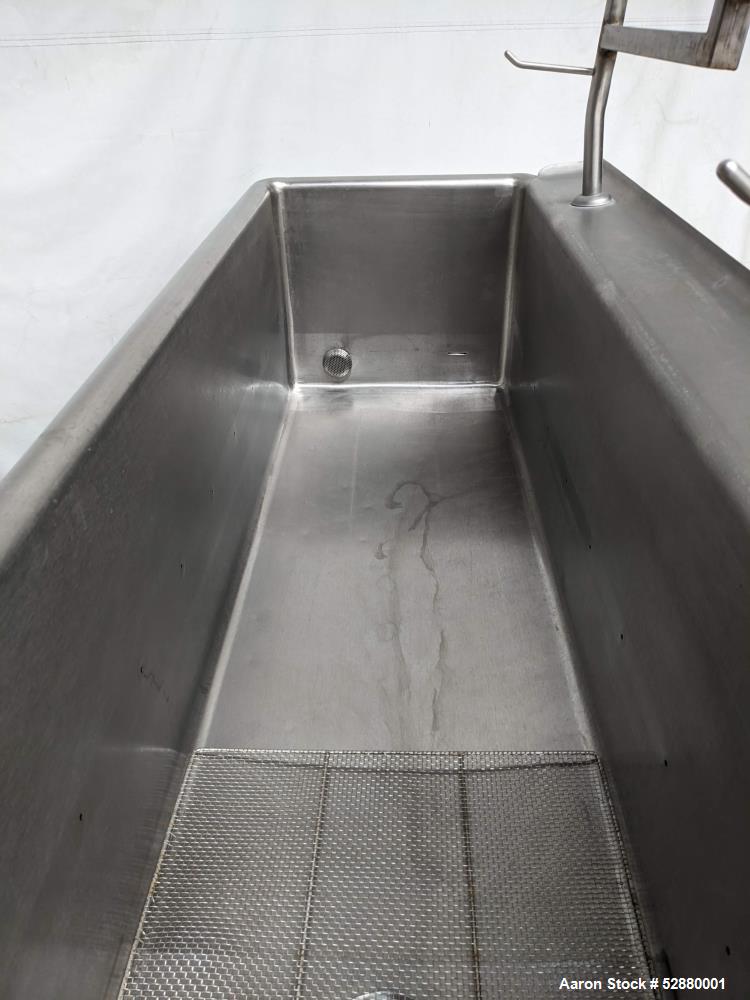 Used- Sani-Matic COP Tank, Stainless Steel. Appro