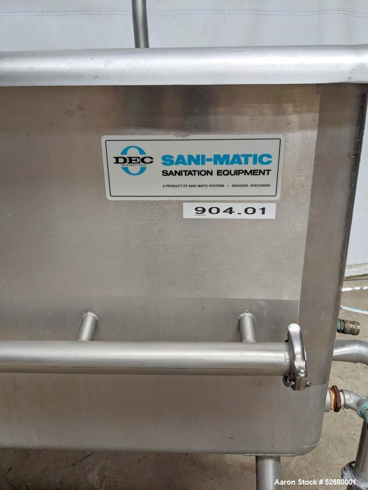 Used Sani-Matic COP Tank, Stainless Steel. Approximate 160 Gallon. Ap