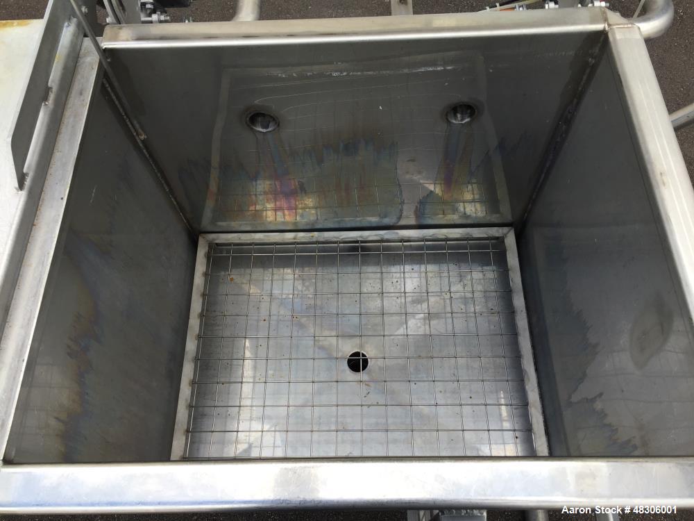 Used Stainless Specialist COP Clean Out of Place Tank, 316 Stainless