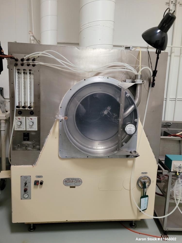 Used Accela-Cota Tablet Coating Machine; Model 48; Opening Diameter 1