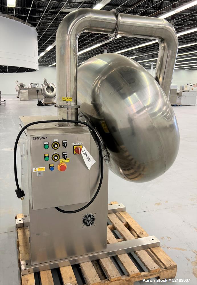 Used Loynds 48" Diameter Stainless Steel Coating Pan, Model CP1000.