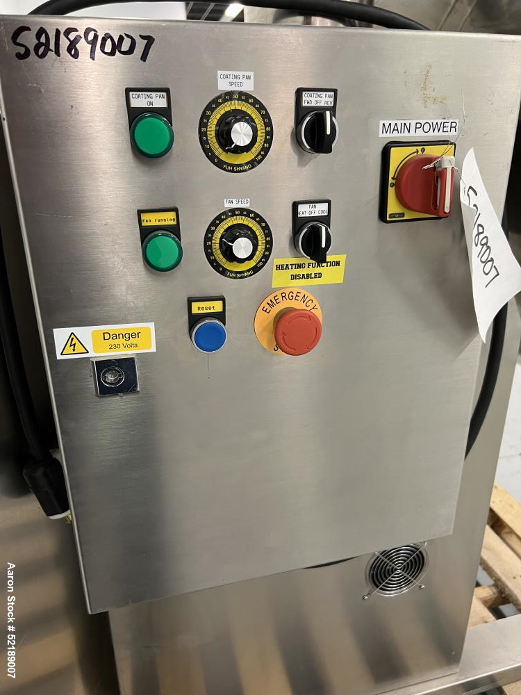 Used Loynds 48" Diameter Stainless Steel Coating Pan, Model CP1000.