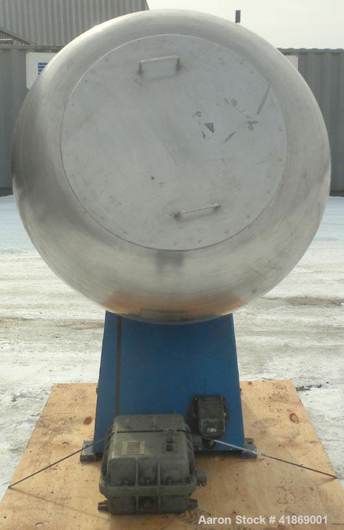 Used Cherry Burrell Coating Pan/Polisher, model 16VS, 304 stainless s