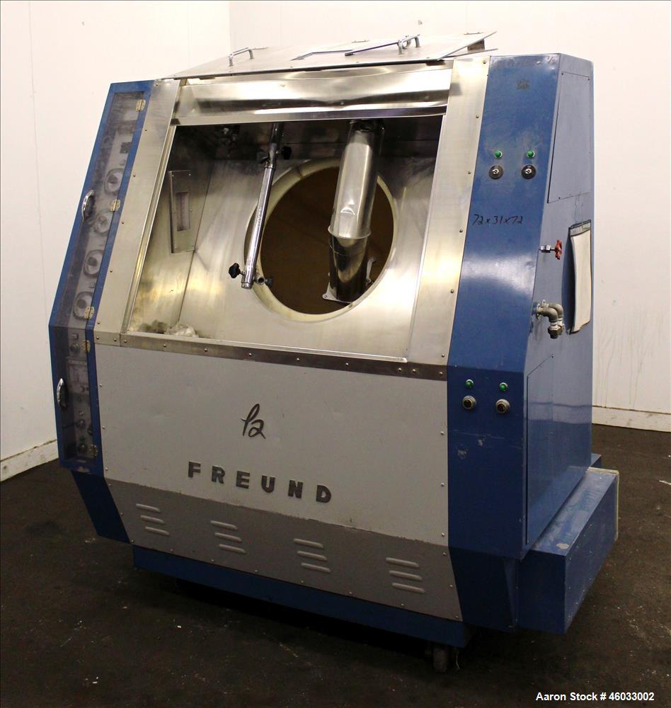 Used- Freund Industrial Co. P2 Automatic Coating Machine, Type FM3 10