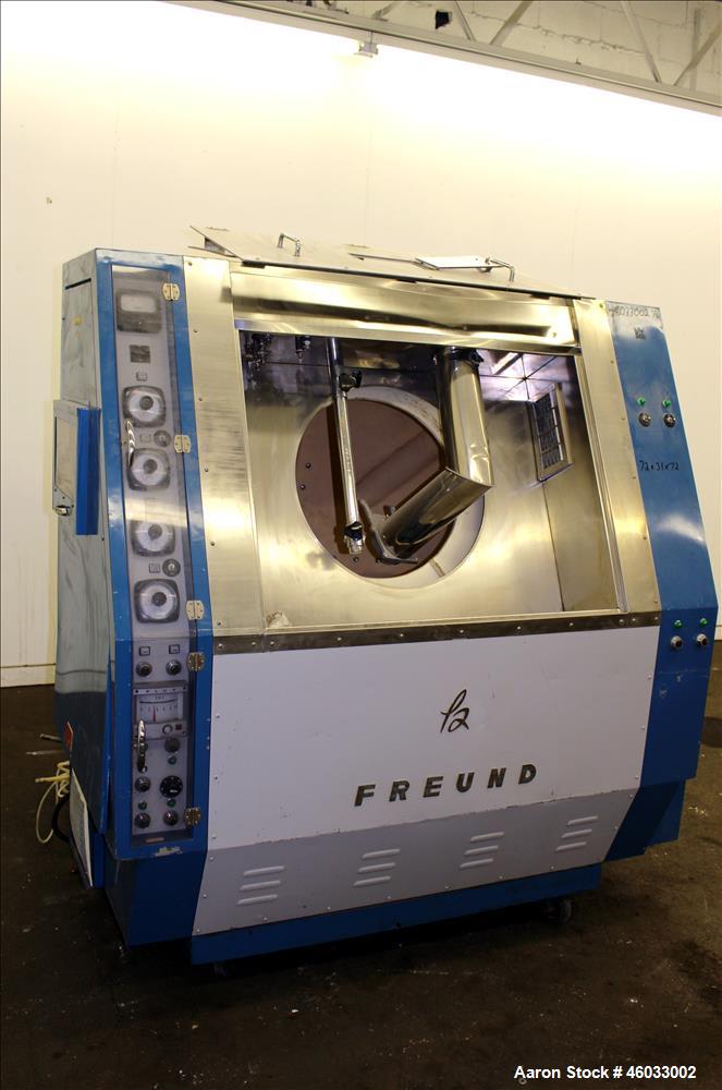 Used- Freund Industrial Co. P2 Automatic Coating Machine, Type FM3 10