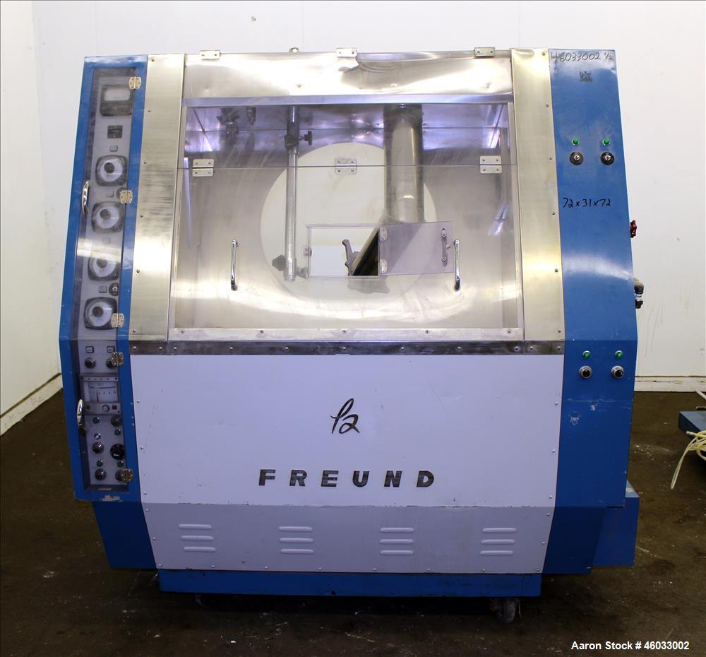 Used- Freund Industrial Co. P2 Automatic Coating Machine, Type FM3 10