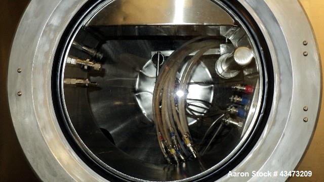 Used Freund Hi Coater Coating Pan, Model HC-170. Approximately 60" di