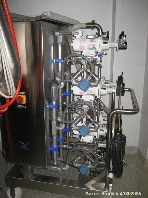 Used 48" Glatt coating pan, type GC-X-1250, stainless steel construct