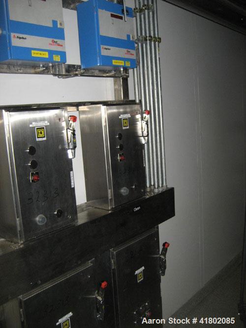 Used 48" Glatt coating pan, type GC-X-1250, stainless steel construct