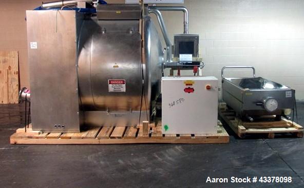 Used Glatt Coating Pan, Model GCX1500. Stainless steel construciton,