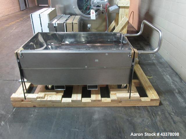 Used Glatt Coating Pan, Model GCX1500. Stainless steel construciton,