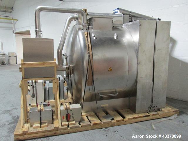 Used Glatt Coating Pan, Model GCX1500. Stainless steel construciton,