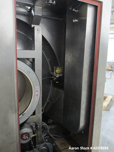 Used Glatt Coating Pan, Model GCX1500. Stainless steel construciton,