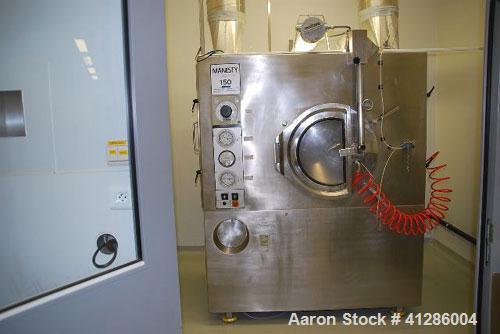 UsedManesty Accelacota 150 Coating Pan, 316 stainless steel, explosio