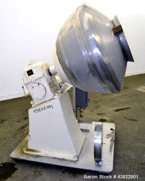 Used Multi-Purpose Coating Pan, 304 Stainless Steel. Hexagonal-shaped