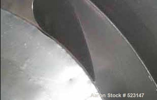 Used Pellegrini Coating Pan. 21" diameter openings, internal baffles,