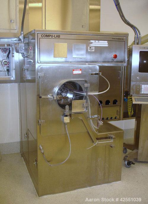 Used Thomas Engineering Compulab Coating Pan, Model 24XR, Stainless S