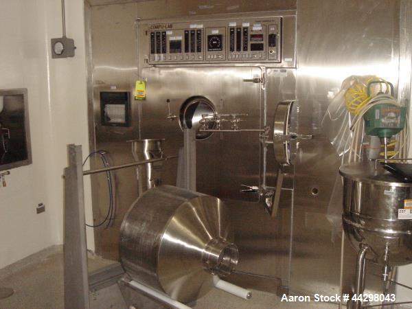 Used Thomas Engineering Compu Lab Coating Pan, Model CPL-36, stainles