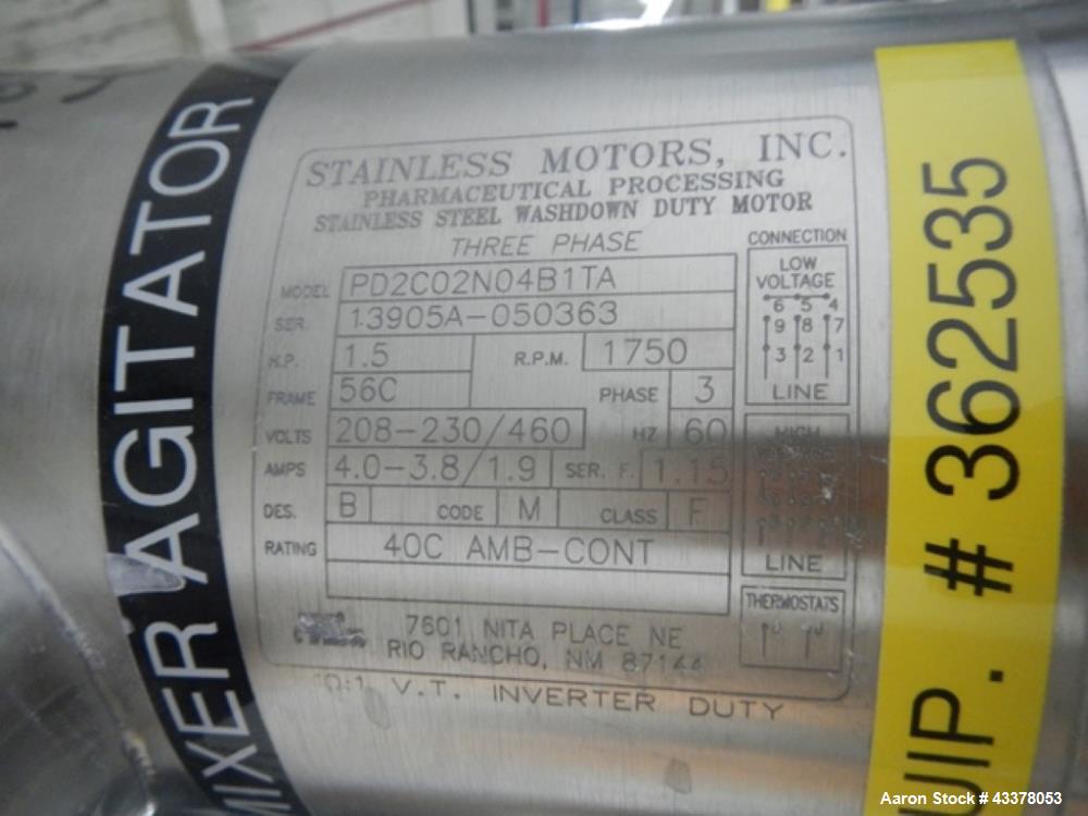 Used Thomas Engineering Coating Pan, Type Spectrum Coater. Approximat