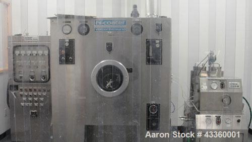 UsedVector/Freund Hi-Coater, Model HCT-60. Vector flow control pump,