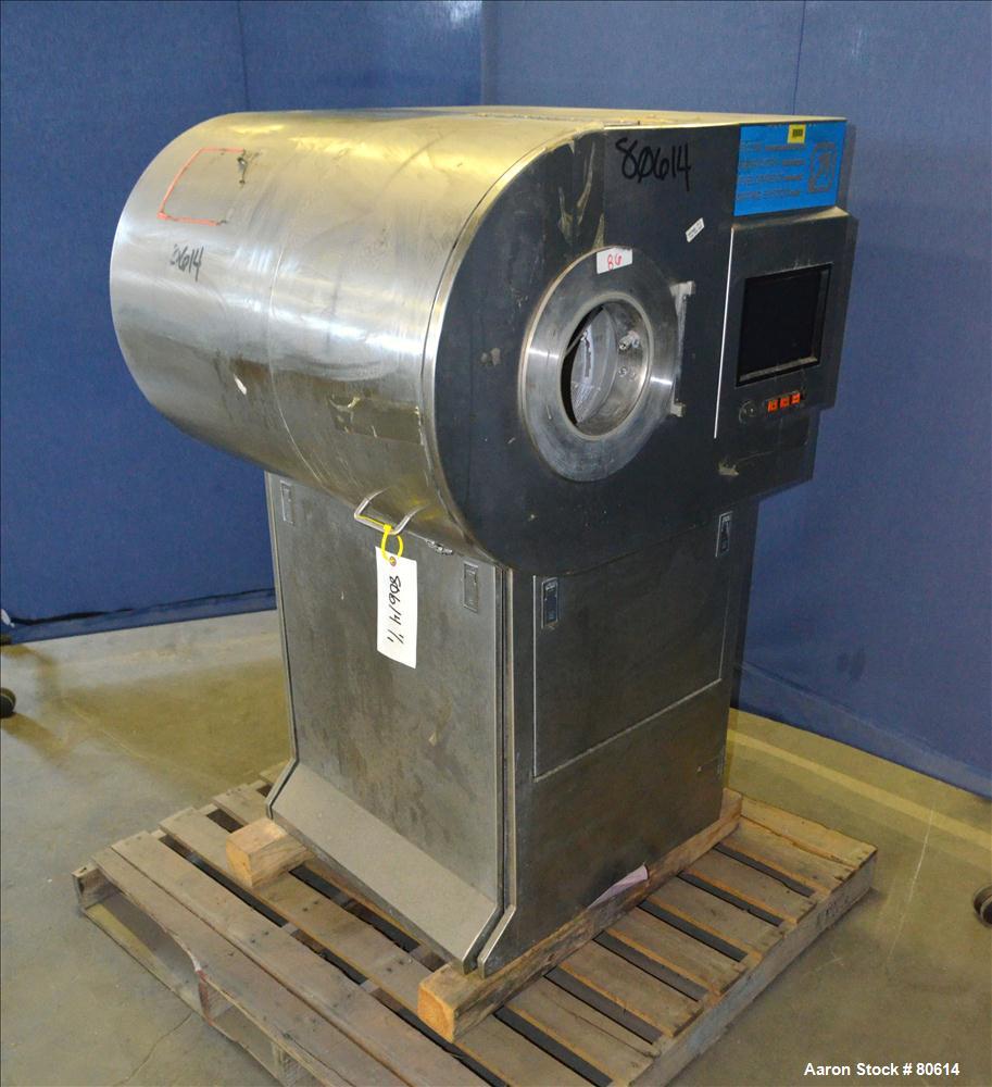 Used Vector/Freund Hi-Coater Coating Pan, Model VLDCS, 316 Stainless