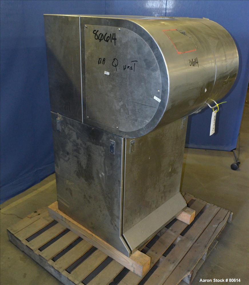 Used Vector/Freund Hi-Coater Coating Pan, Model VLDCS, 316 Stainless