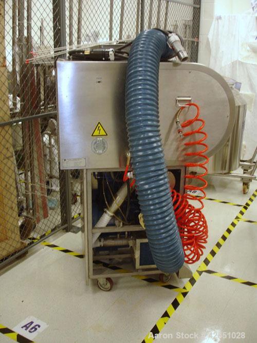 Used Vector Coating Pan, Model LCDS, stainless steel. Change pan desi