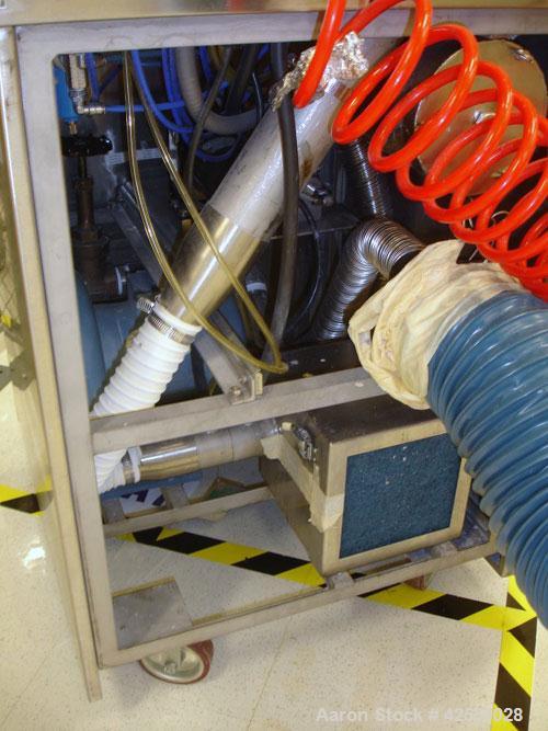 Used Vector Coating Pan, Model LCDS, stainless steel. Change pan desi