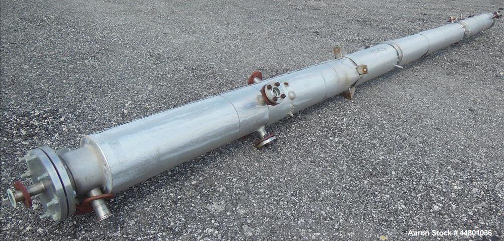 Used Par Piping and Fabrication Tray Column, 304 Stainless Steel. 8"