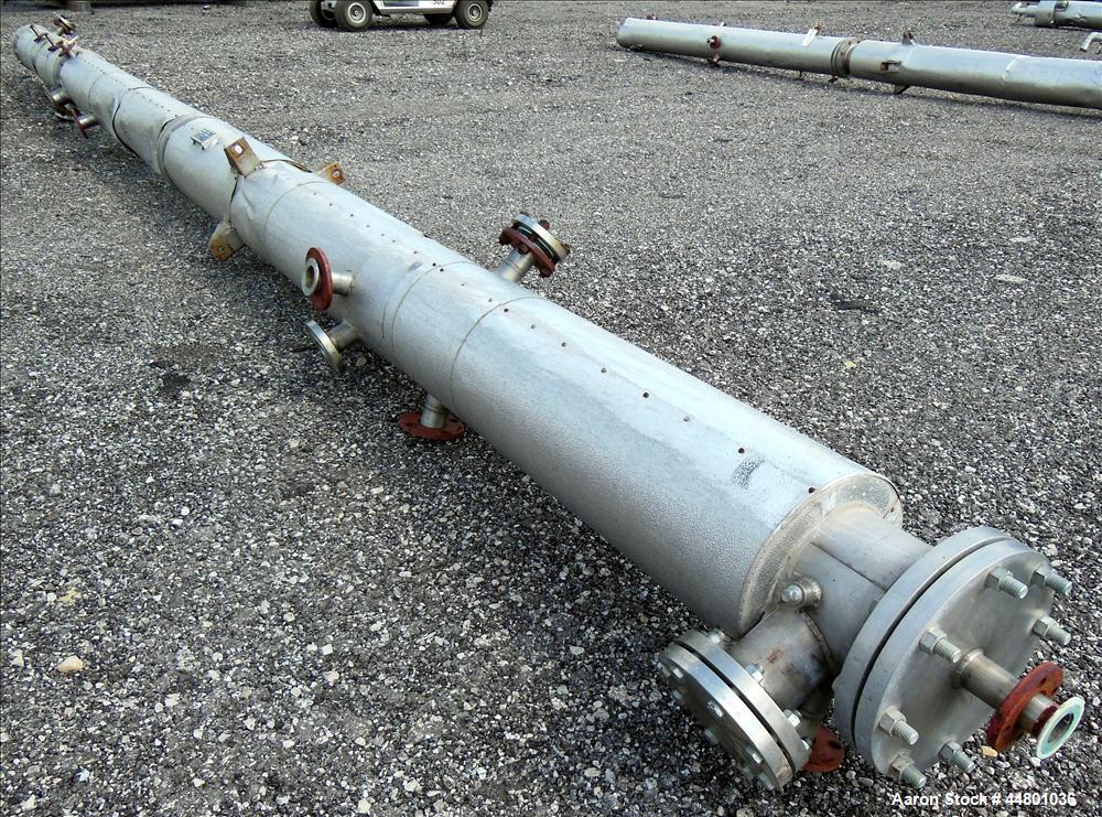 Used Par Piping and Fabrication Tray Column, 304 Stainless Steel. 8"