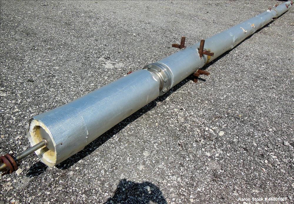 Used Par Piping and Fabrication Packed Column, 304 Stainless Steel. 8