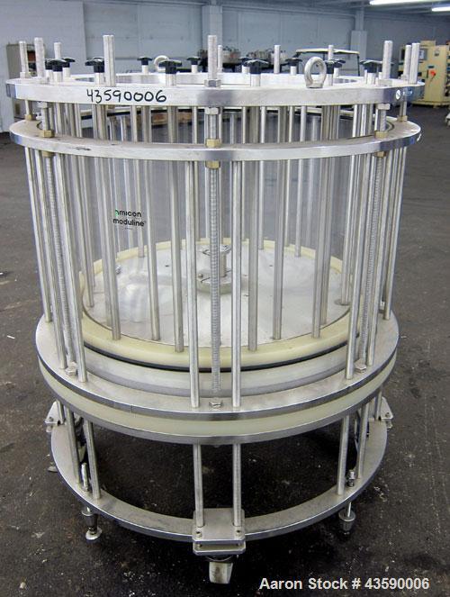 Used Amicon Biochromatography Process Column, Model P-1000X500. Appro