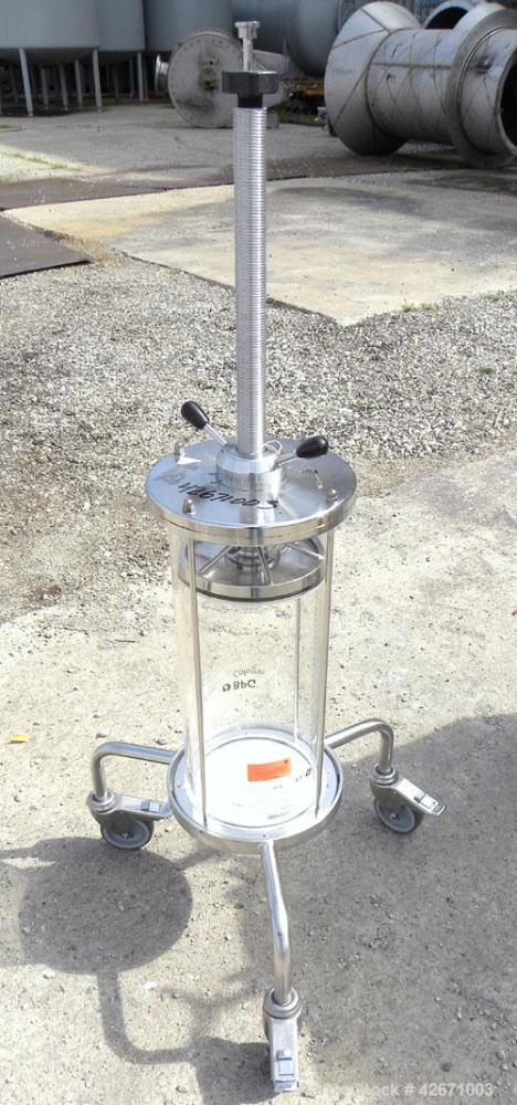 Used GE Healthcare Life Sciences Glass Chromatography Column, Model B