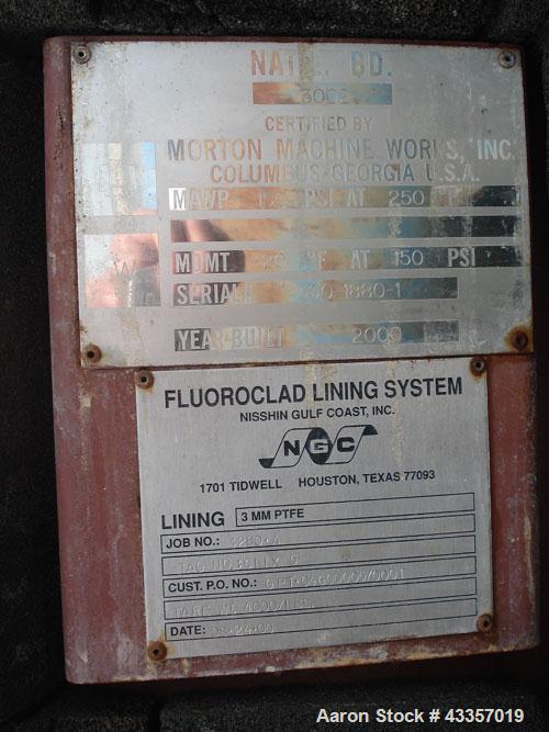 Used Morton Machine Works Column, Carbon Steel, Teflon Lined. 32" Dia