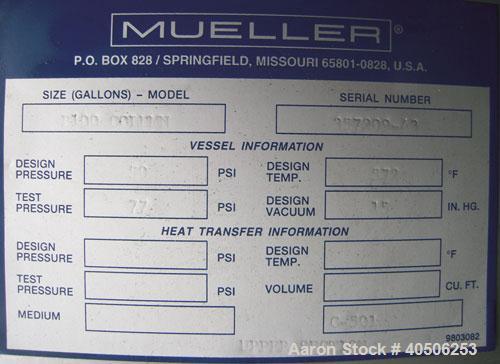 Unused- Mueller Distillation Column, 304L Stainless Steel, Vertical.