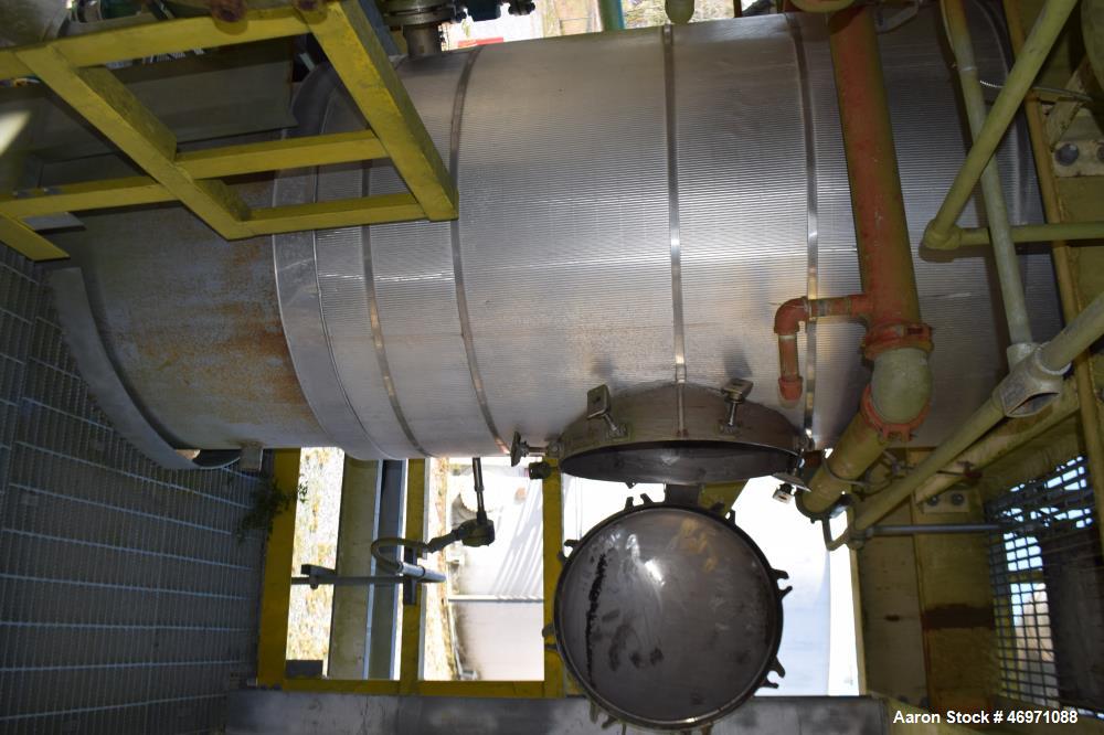 Used Troy Boiler Works Stripper Column, 304 Stainless Steel. Approxim