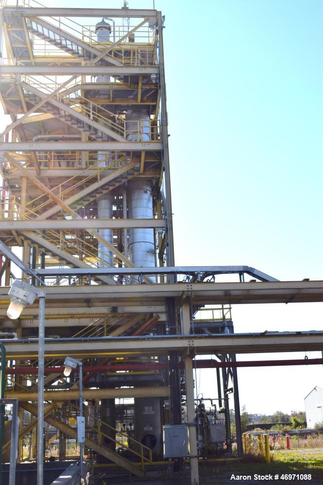 Used Troy Boiler Works Stripper Column, 304 Stainless Steel. Approxim