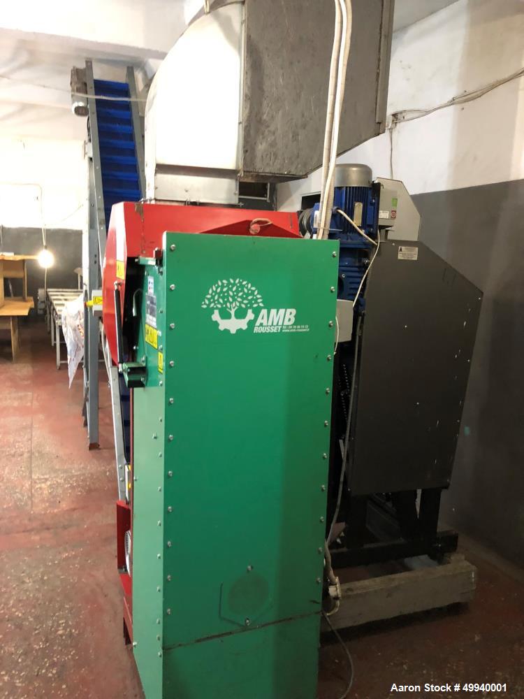 Used AMB Rousset Walnut Processing Line. Consisting: (1) Cracking pro